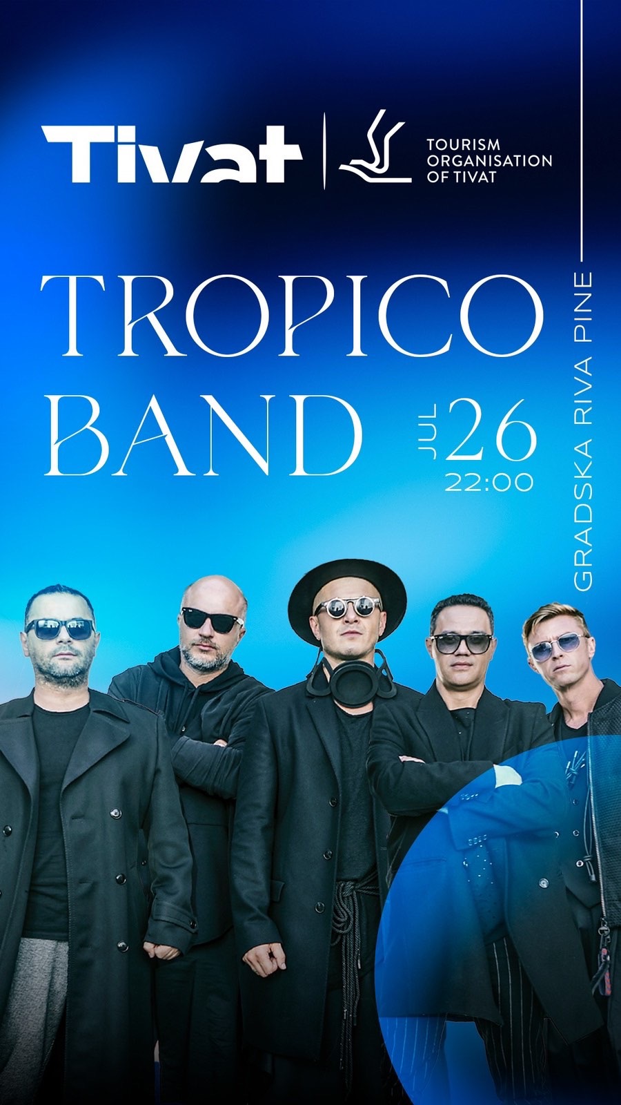 Večeras koncert Tropico benda u Tivtu | Share Montenegro